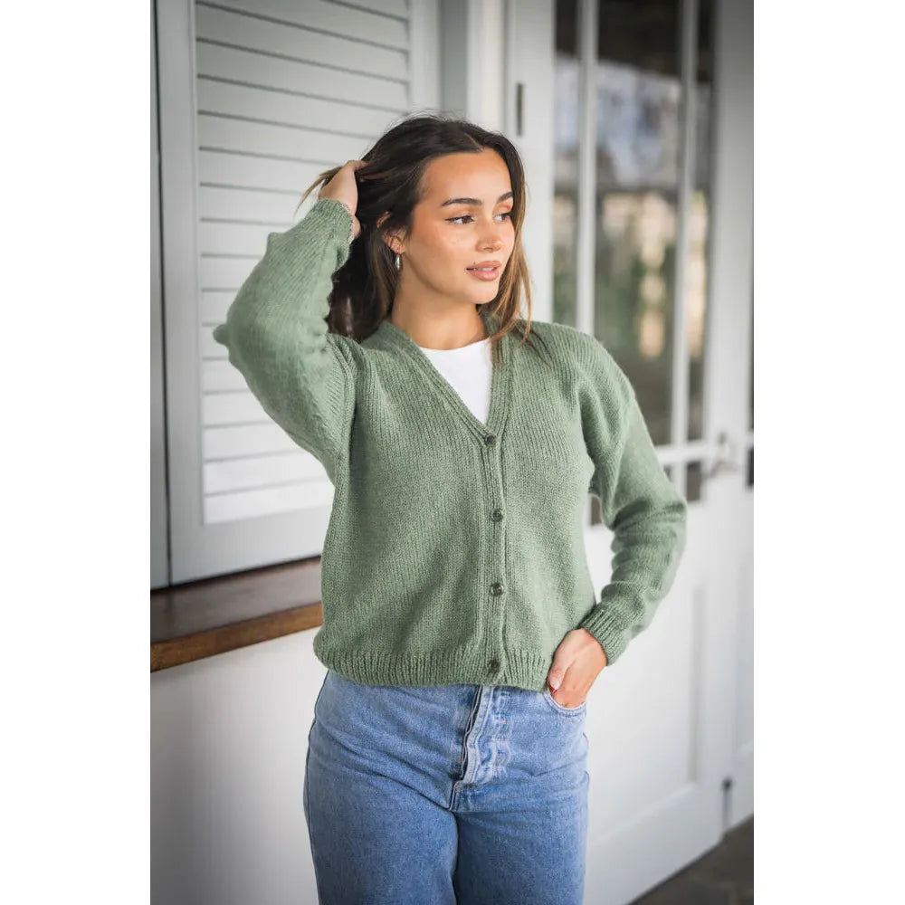 2307 Boxy V Cardigan DK Knitting Pattern – Knitnstitch