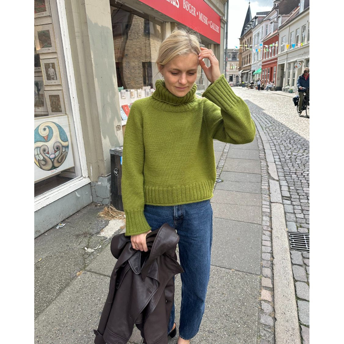 Amy Sweater Knitting Pattern by PetiteKnit at Knitnstitch Mt Eden
