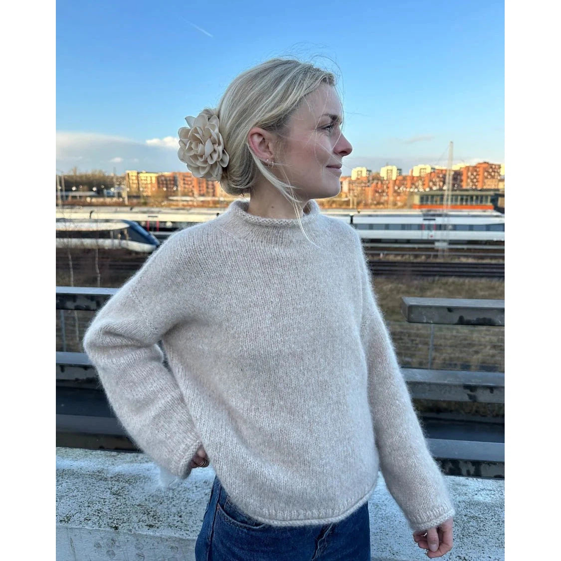 Cloud Sweater Knitting Pattern by PetiteKnit at Knitnstitch