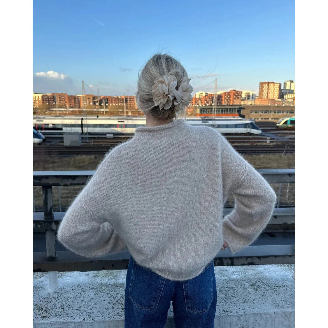 Cloud Sweater Knitting Pattern by PetiteKnit at Knitnstitch