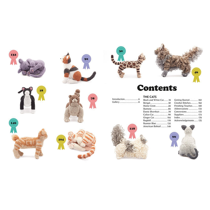 Crocheted Cats Pattern Book at Knitnstitch in Mt Eden