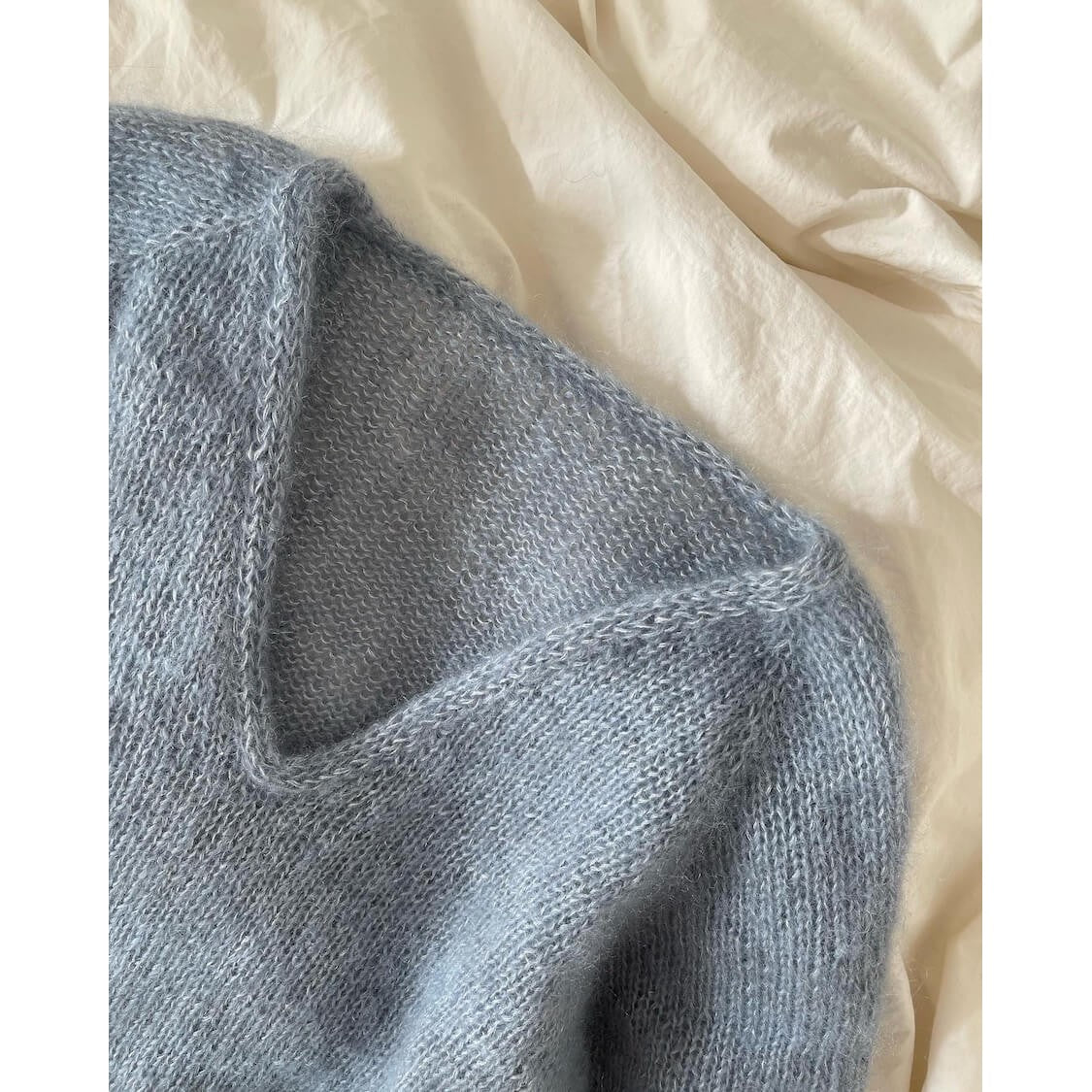 Cumulus Blouse Knitting Pattern by PetiteKnit in silk mohair at Knitnstitch