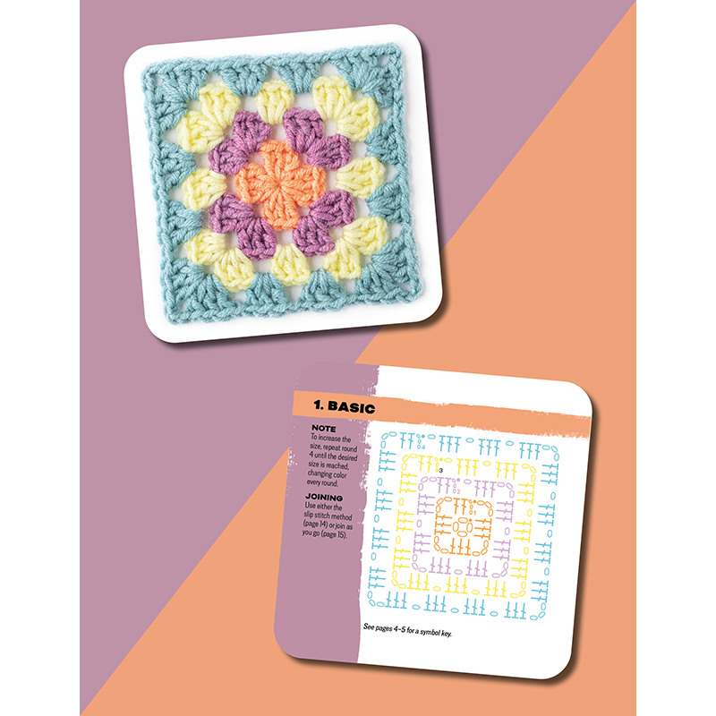 Granny Square Card Deck Crochet Inspiration at Knitnstitch