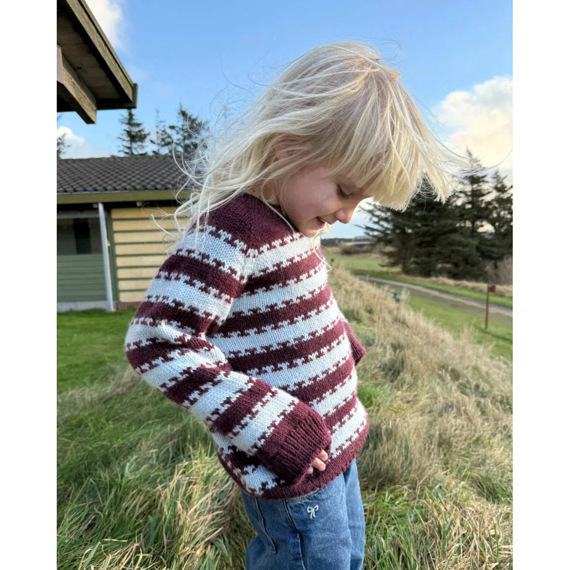 Key Sweater Junior Knitting Pattern by PetiteKnit at Knitnstitch Mt Eden