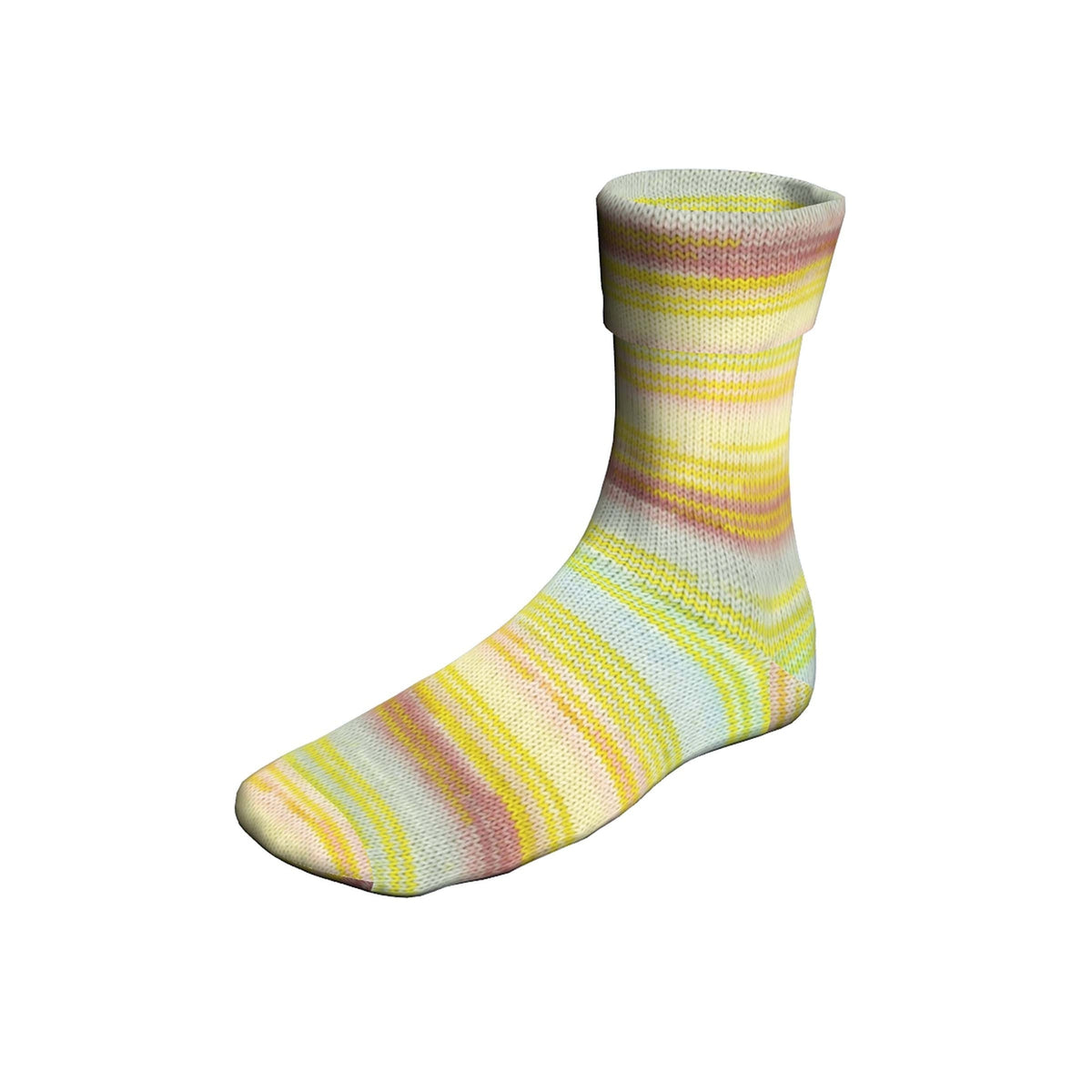Lang Super Soxx Color 4ply self patterning wool socks at Knitnstitch