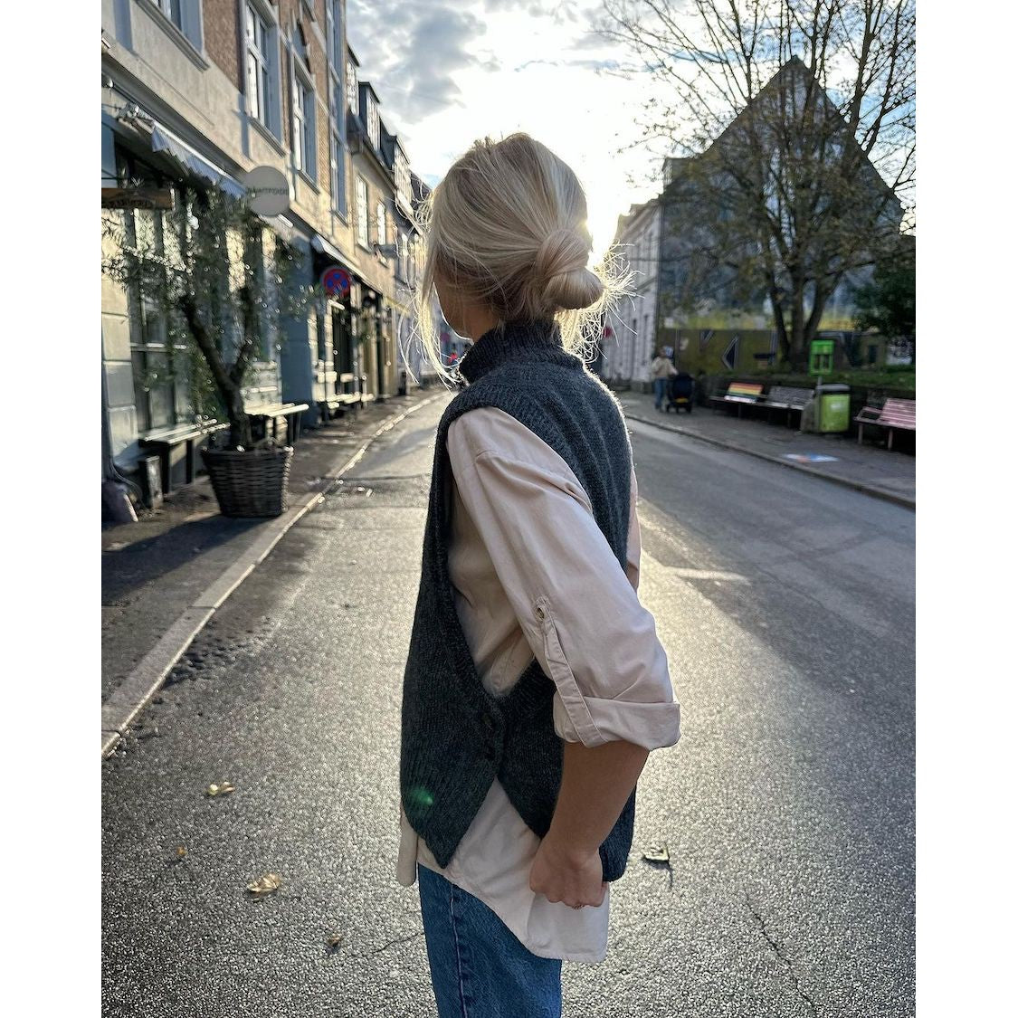 Lulu Slipover Knitting Pattern by PetiteKnit at Knitnstitch Mt Eden