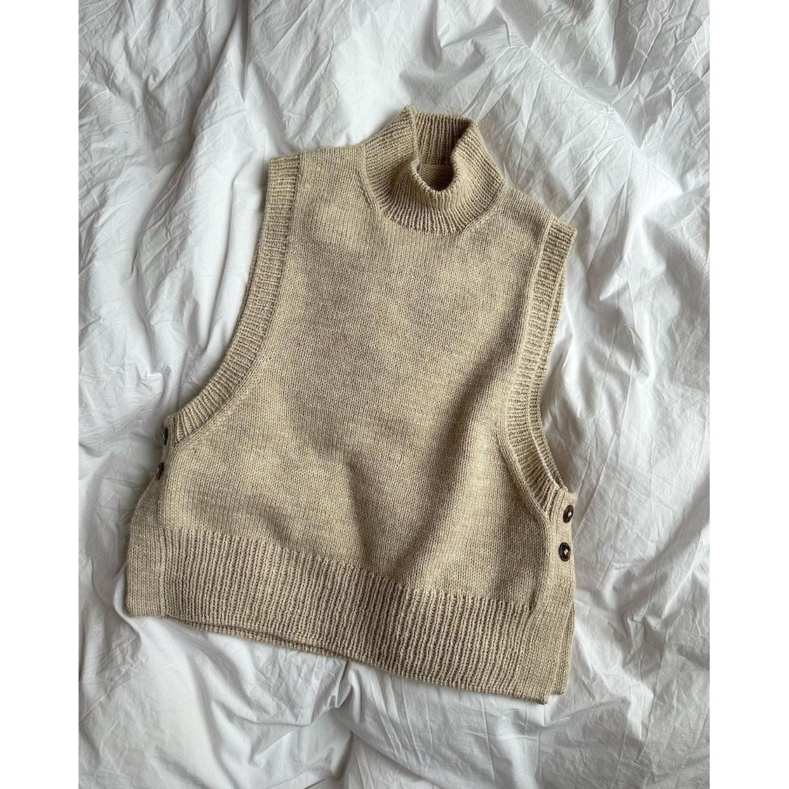 Lulu Slipover Knitting Pattern by PetiteKnit at Knitnstitch Mt Eden