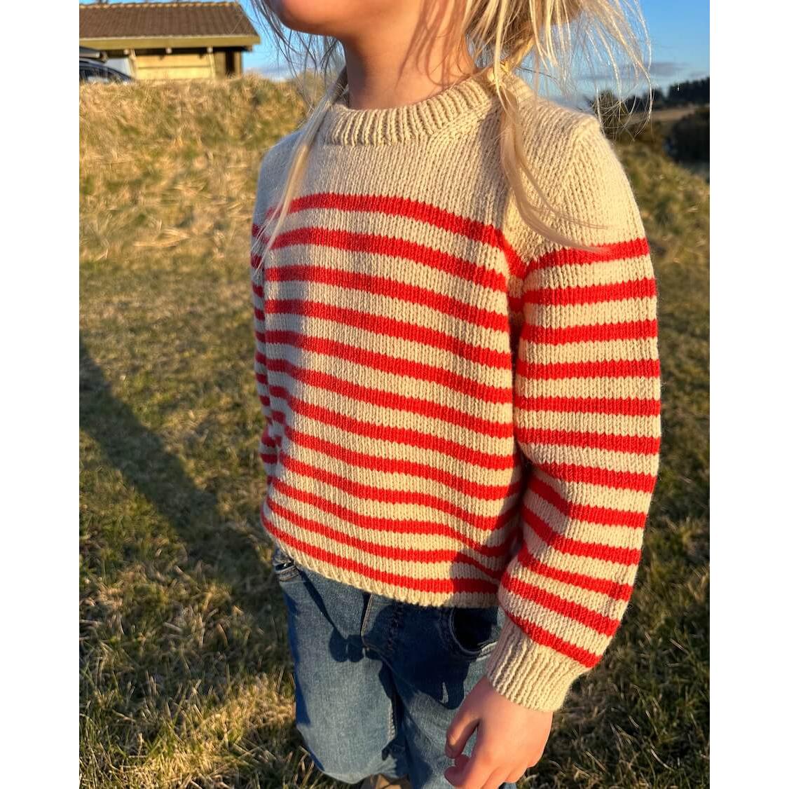 Lyon Sweater Junior Knitting Pattern by PetiteKnit at Knitnstitch