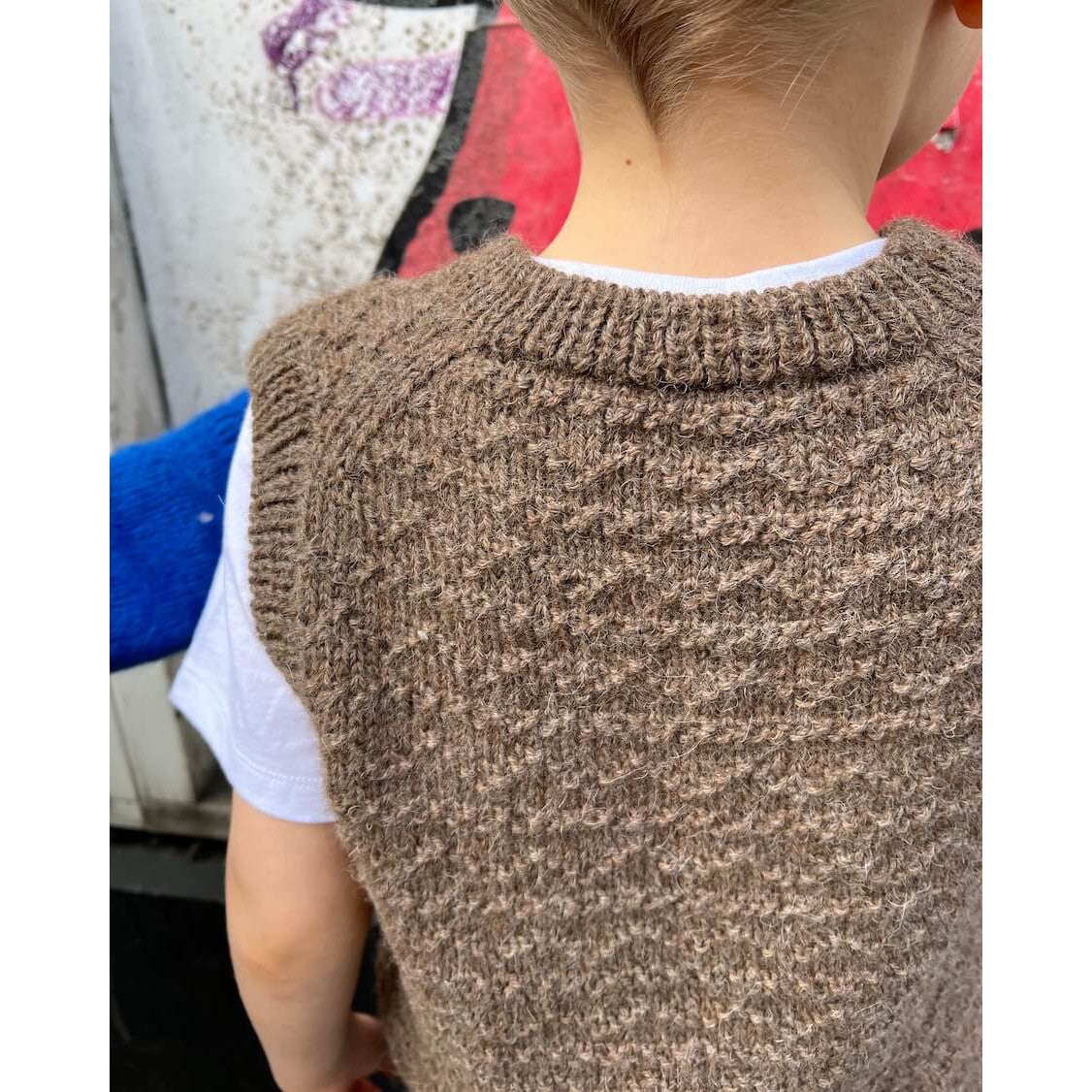 Sille Slipover Knitting Pattern Mini Size by PetiteKnit at Knitnstitch