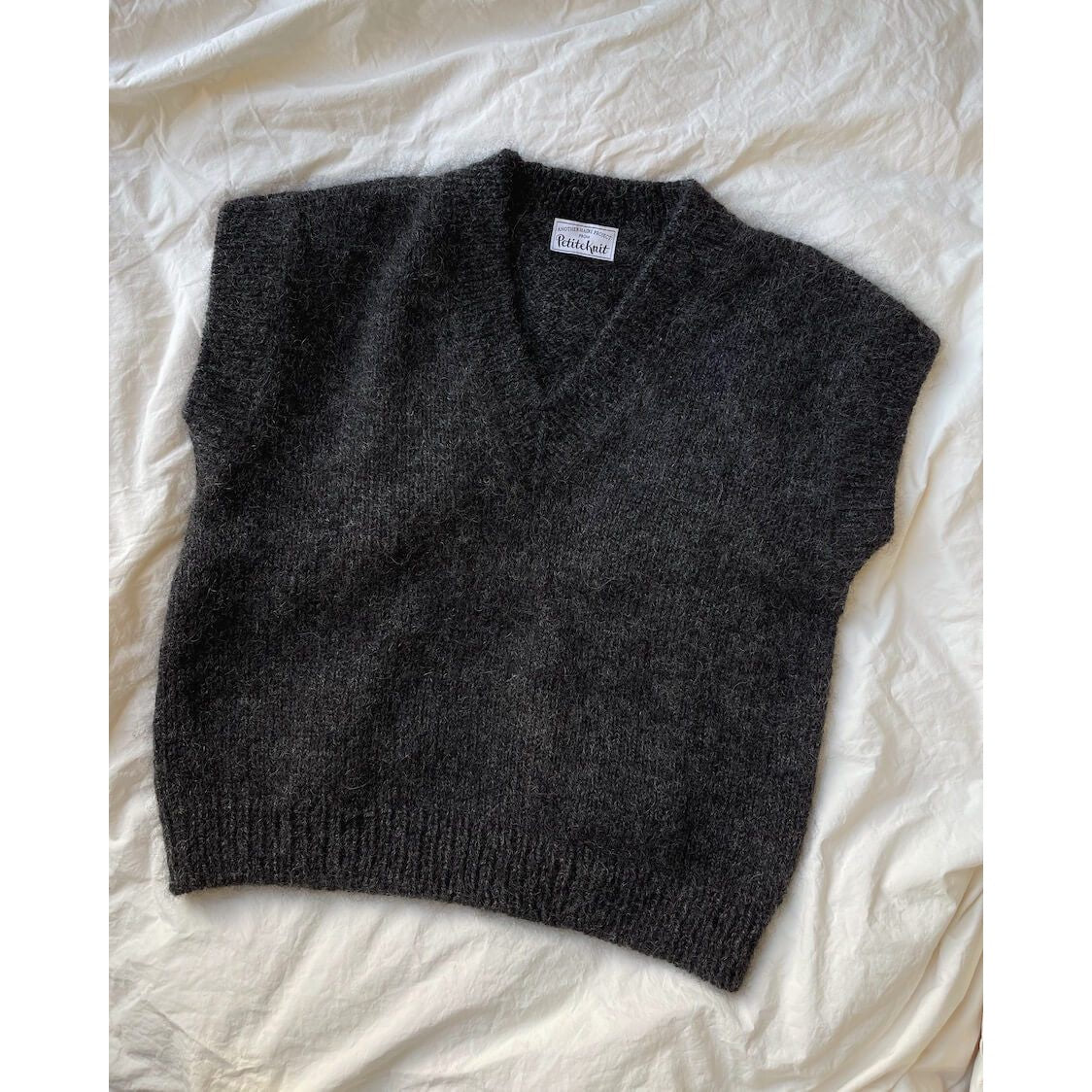 The Weekend Slipover VNeck Knitting Pattern by PetiteKnit at Knitnstitch