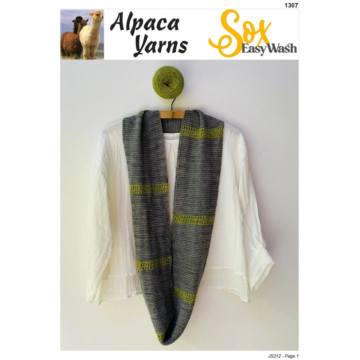 1307 Lace Insert Cowl 4Ply Accessory Knitting Pattern at Knitnstitch