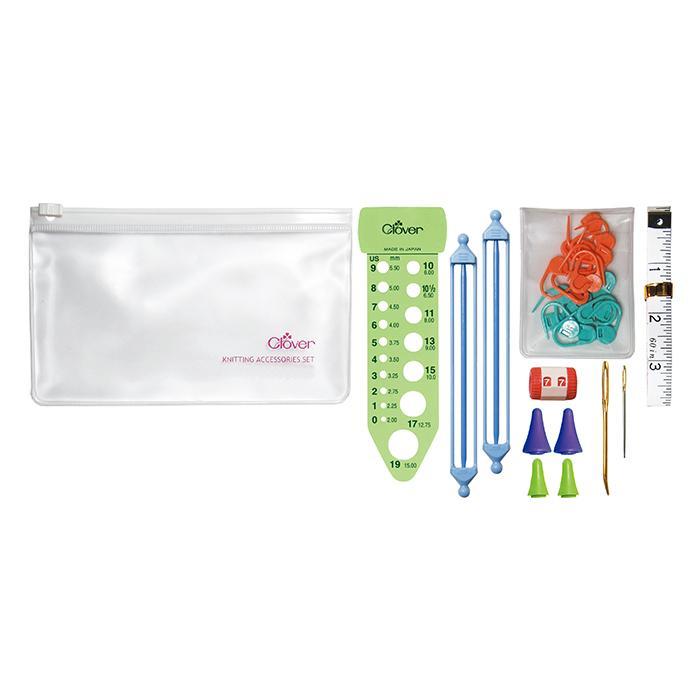 Clover Knitting Accessory Set available at Knitnstitch